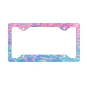 Aesthetic Pool License Plate Frame - Etsy