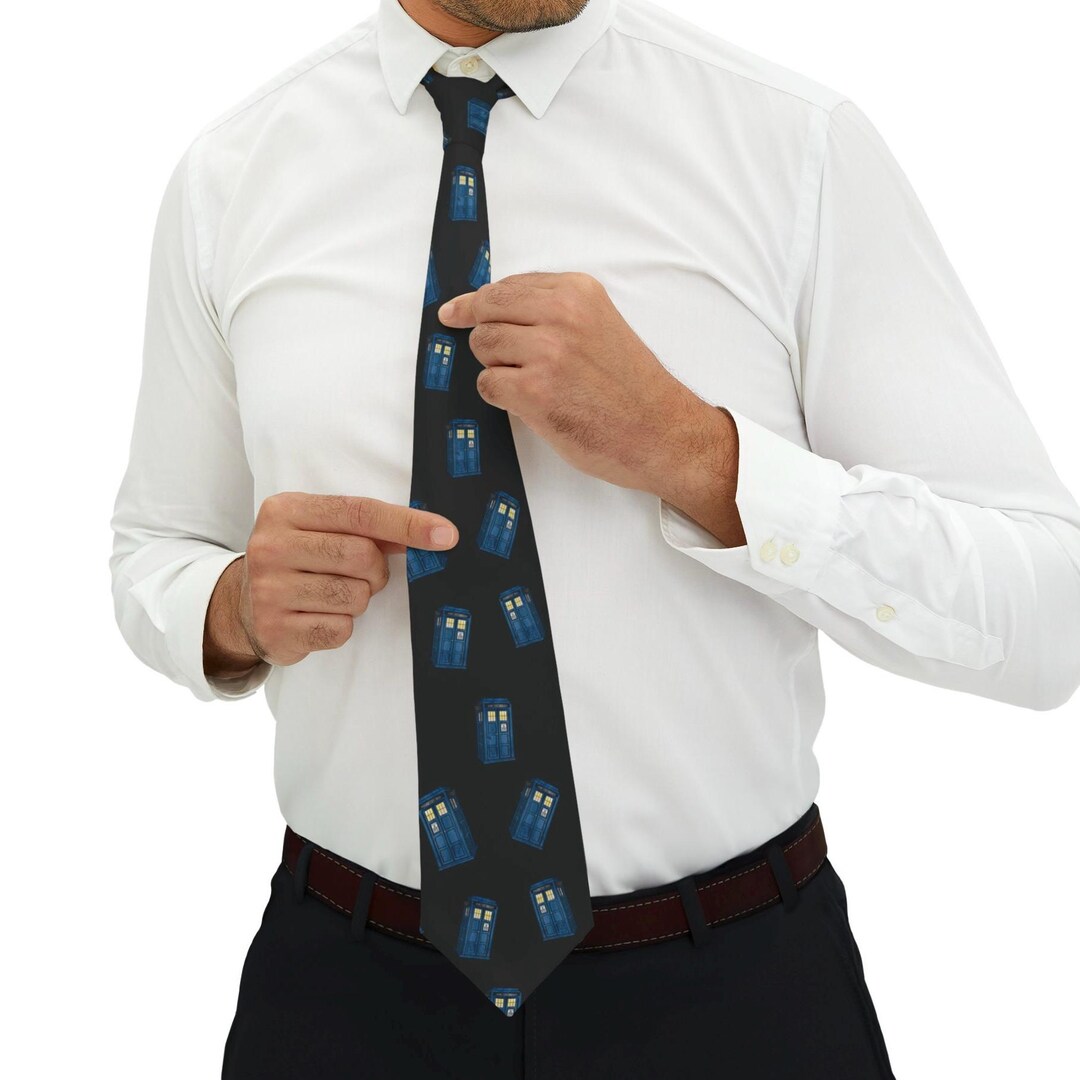 Police Box Spaceship Necktie - Etsy