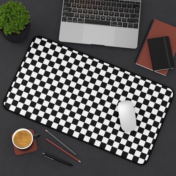 Checkerboard Desk Mat - Etsy