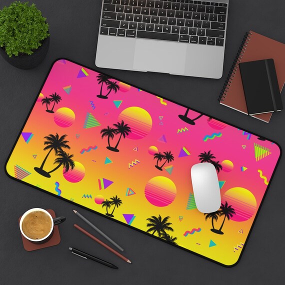 Vaporwave Sunset Desk Mat - Etsy
