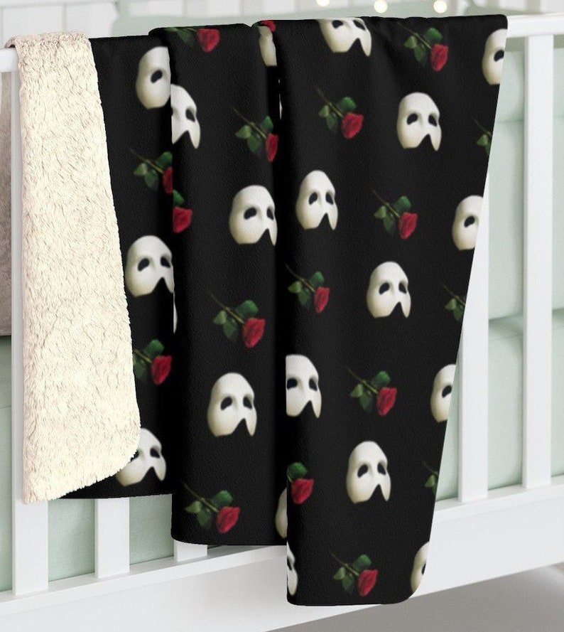 Phantom of the Opera Sherpa & Fleece Blanket - Etsy