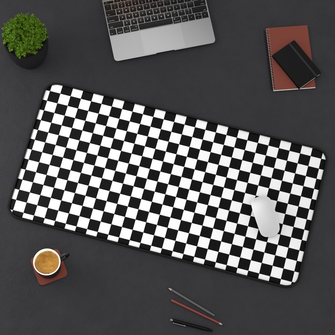 Checkerboard Desk Mat Mousepad - Etsy