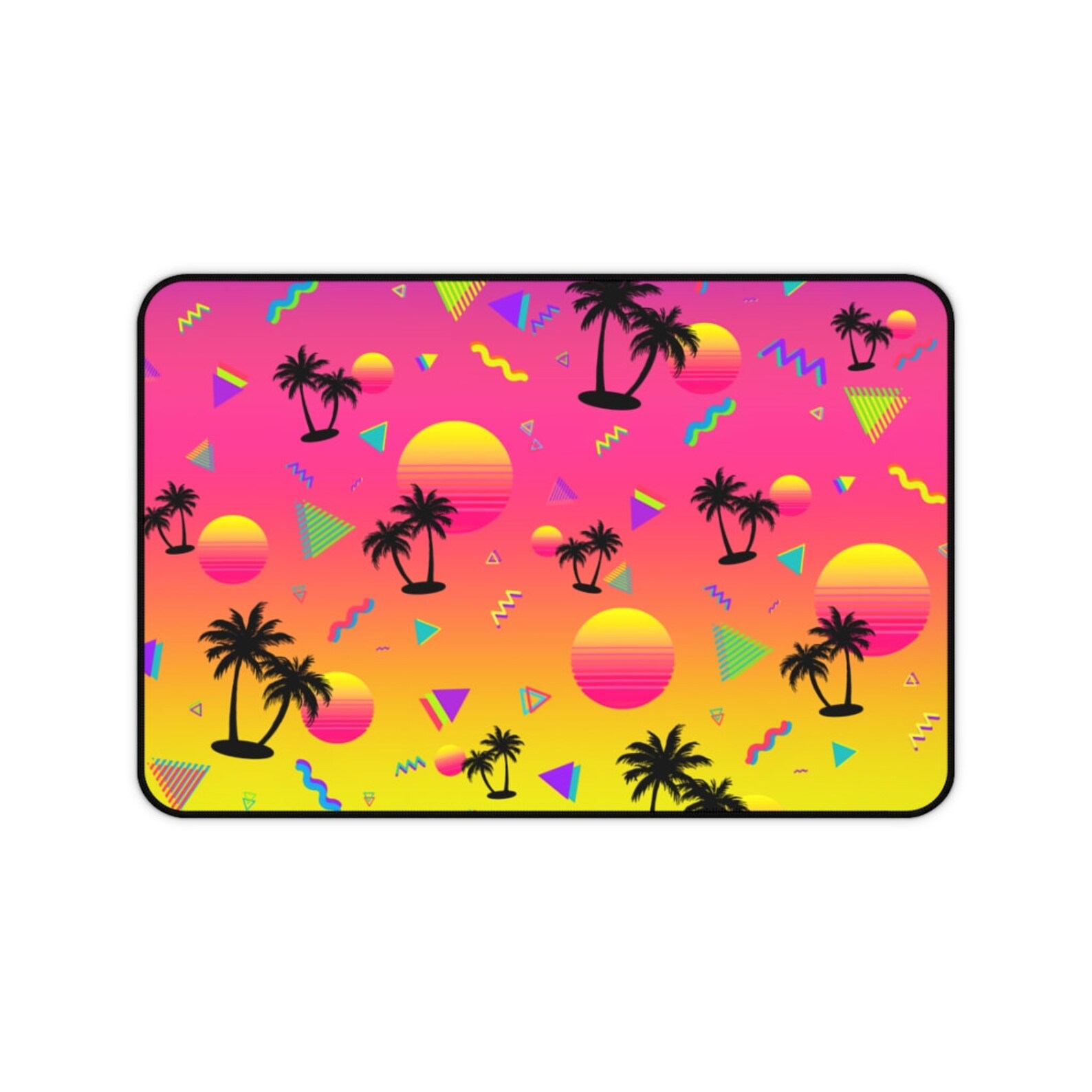 Vaporwave Sunset Desk Mat - Etsy