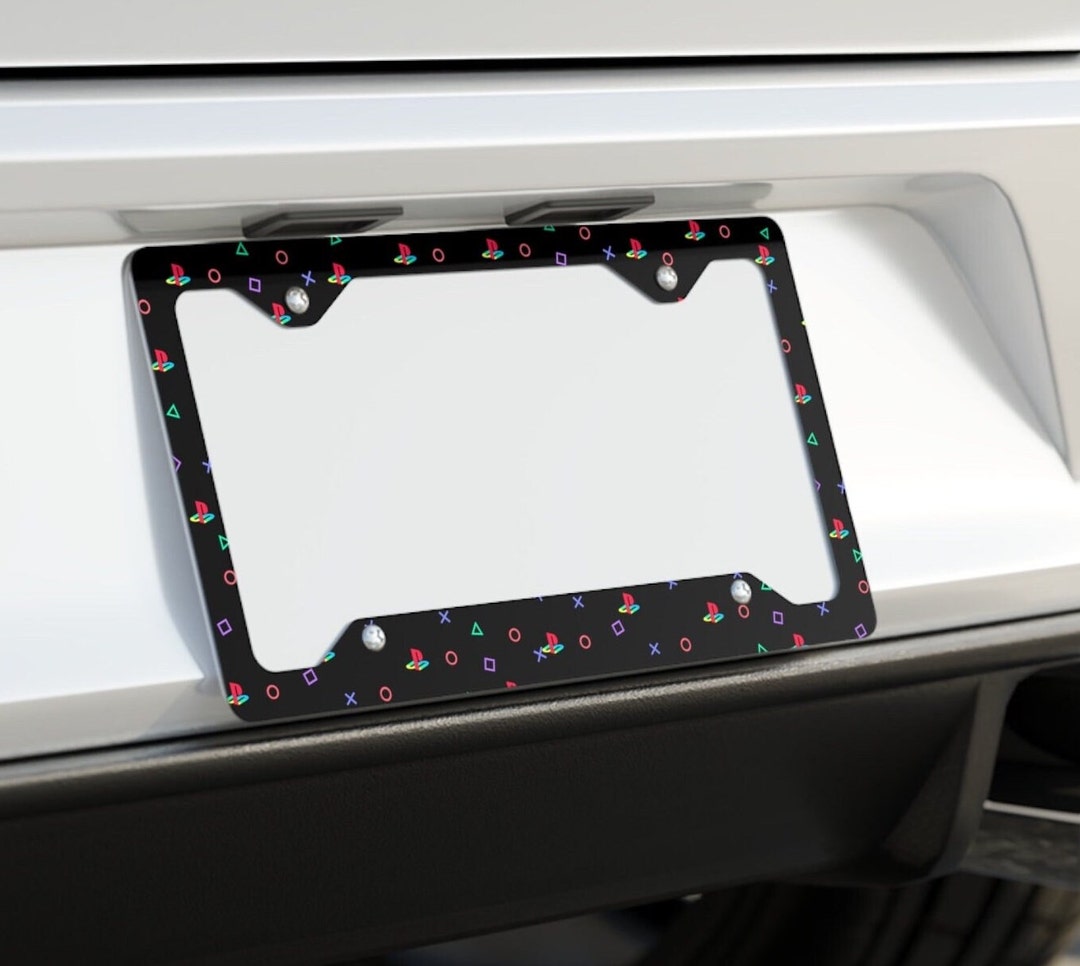 Retro Gamer Metal License Plate Frame - Etsy