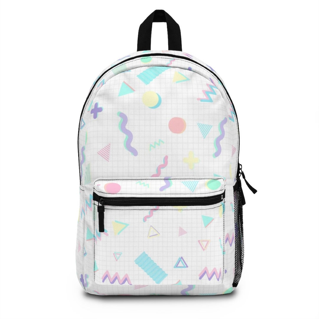 Pastel Vaporwave Backpack, Book Bag - Etsy