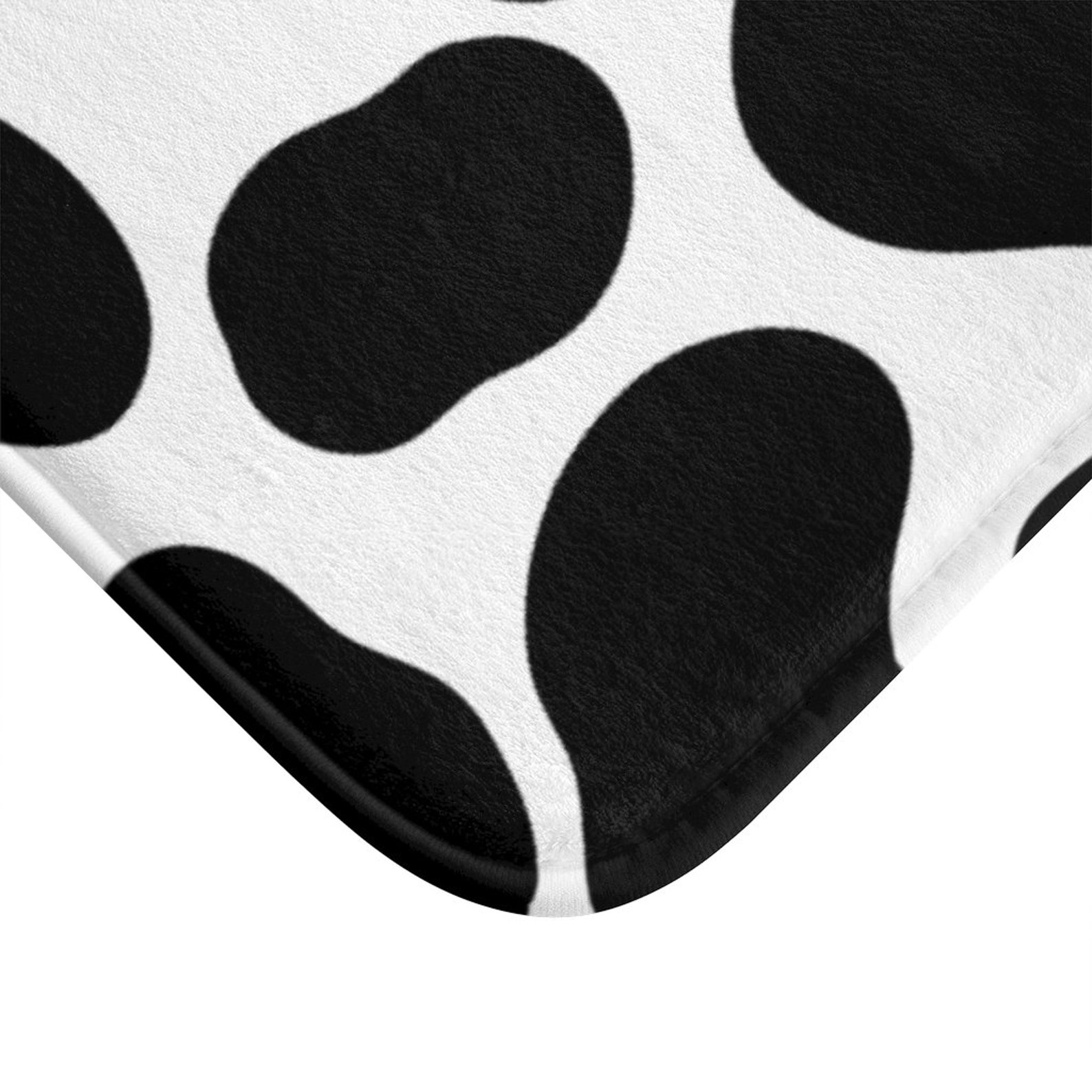 Cow Print Microfiber Bath Mat - Etsy