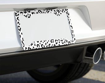 Cheetah * Purple * Metal License Plate Frame * Cute * Baddie * Car ...