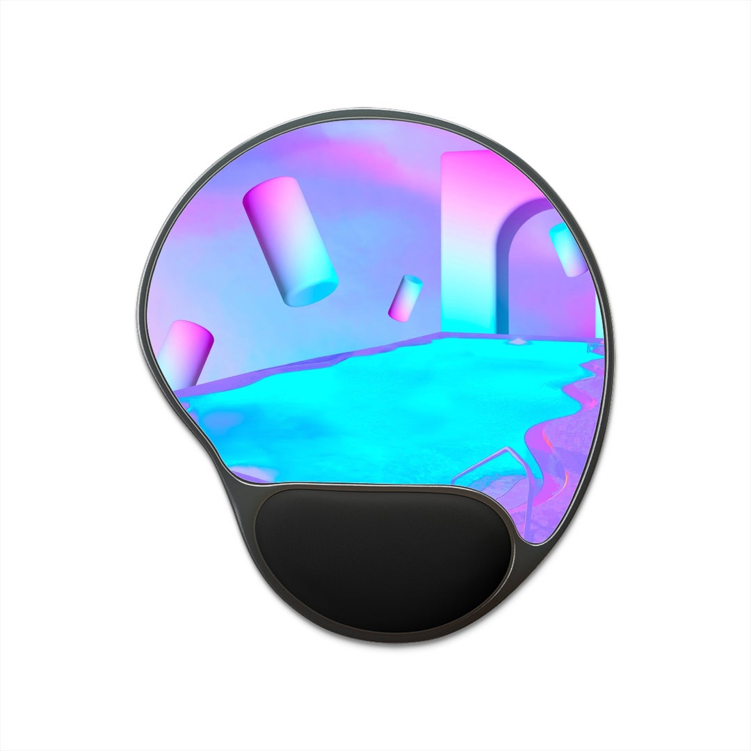 Sky Pool With Shapes Mousepad With Wrist Rest - Etsy