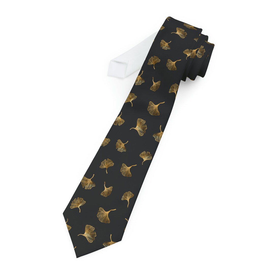Ginkgo Leaf Necktie - Etsy
