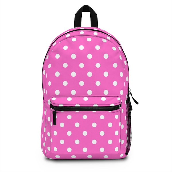 Polka Dot Backpack - Etsy