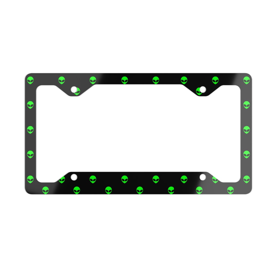 Aliens Metal License Plate Frame - Etsy