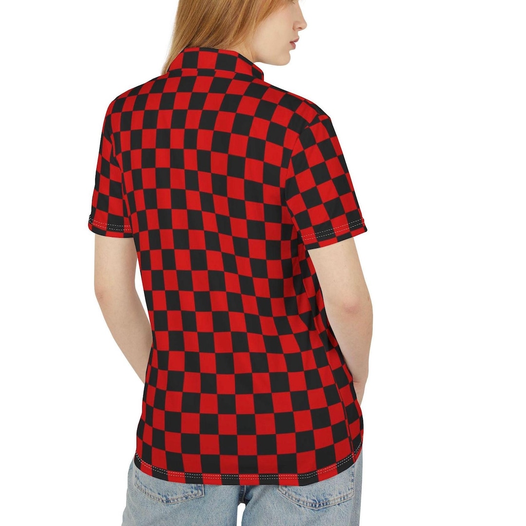Red Checker Shirt - Etsy