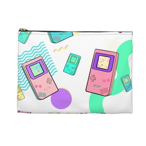 Retro Gamer Accessory Pouch - Etsy