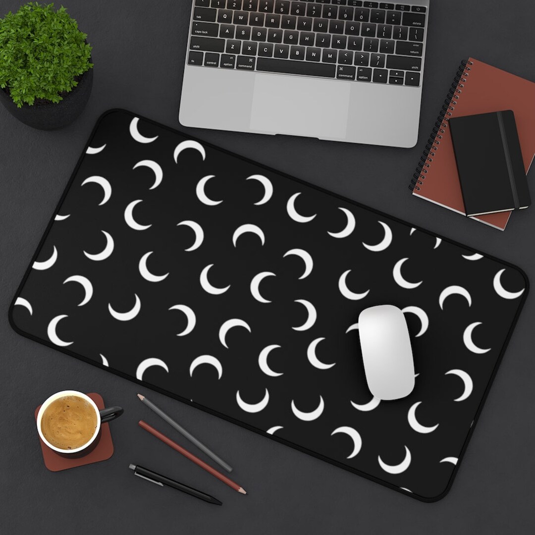 Many Moons Desk Mat, Mousepad - Etsy