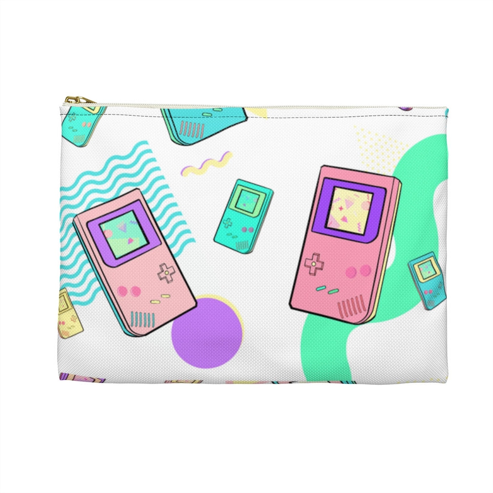 Retro Gamer Accessory Pouch | Etsy