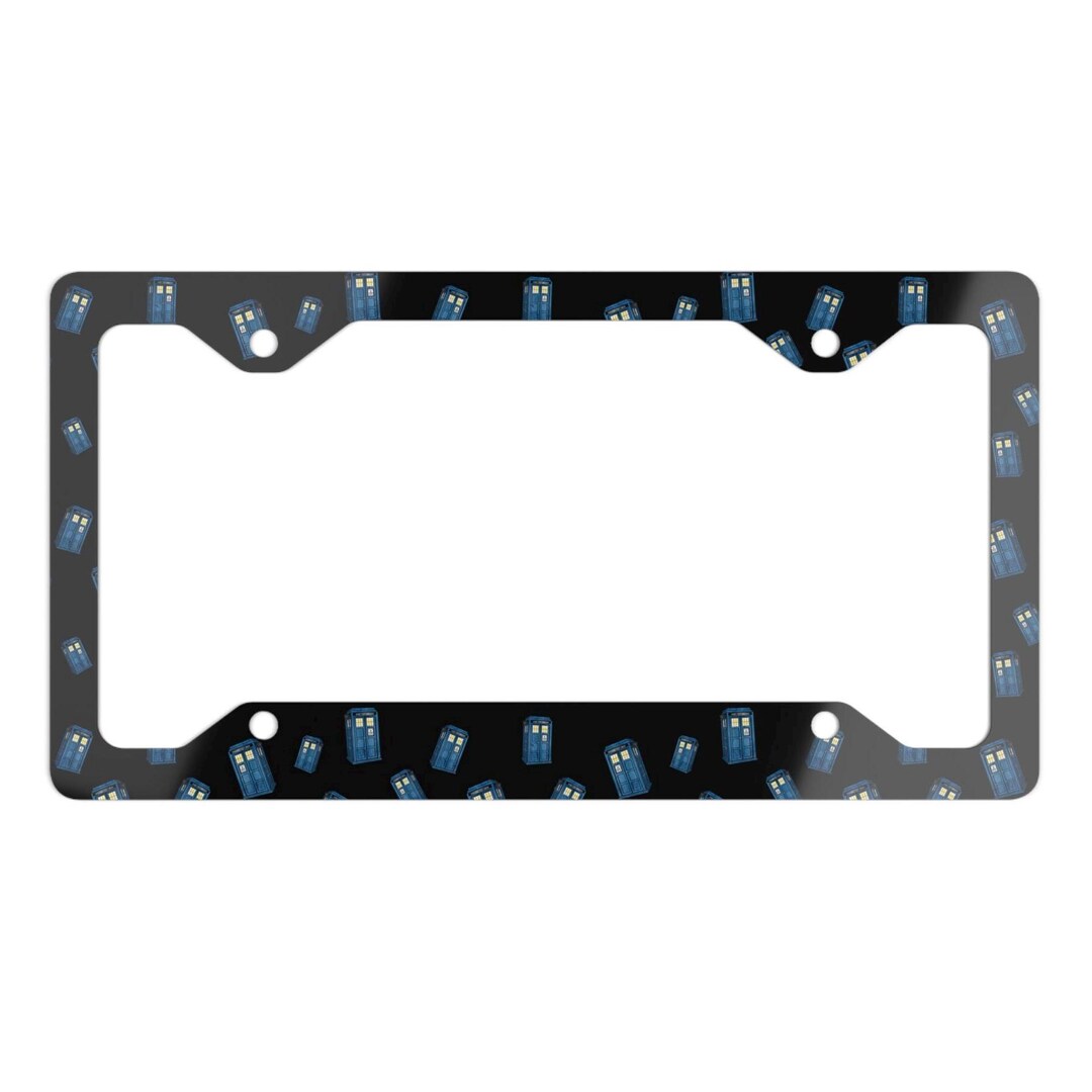Police Box Spaceship License Plate Frame - Etsy