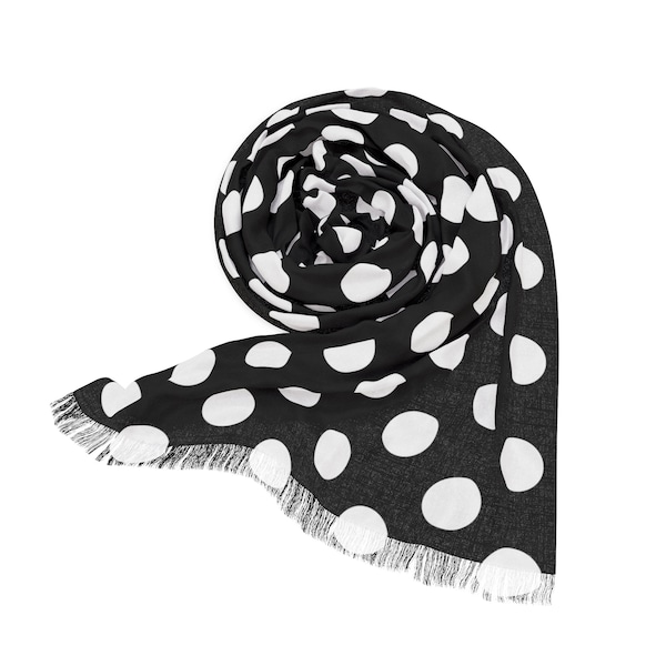 Polka Dots Scarf - Etsy
