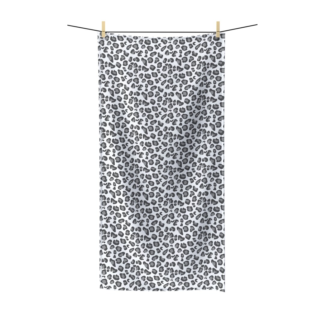 Snow Leopard Bath Towel, 30 X 60 Inches - Etsy