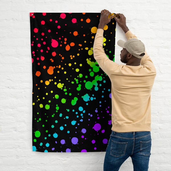Splatter Flag - Etsy