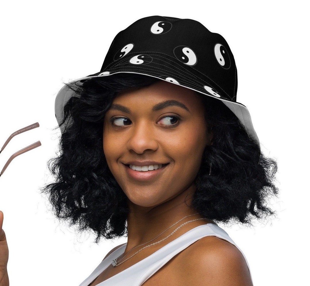 Yin Yang Reversible Bucket Hat - Etsy