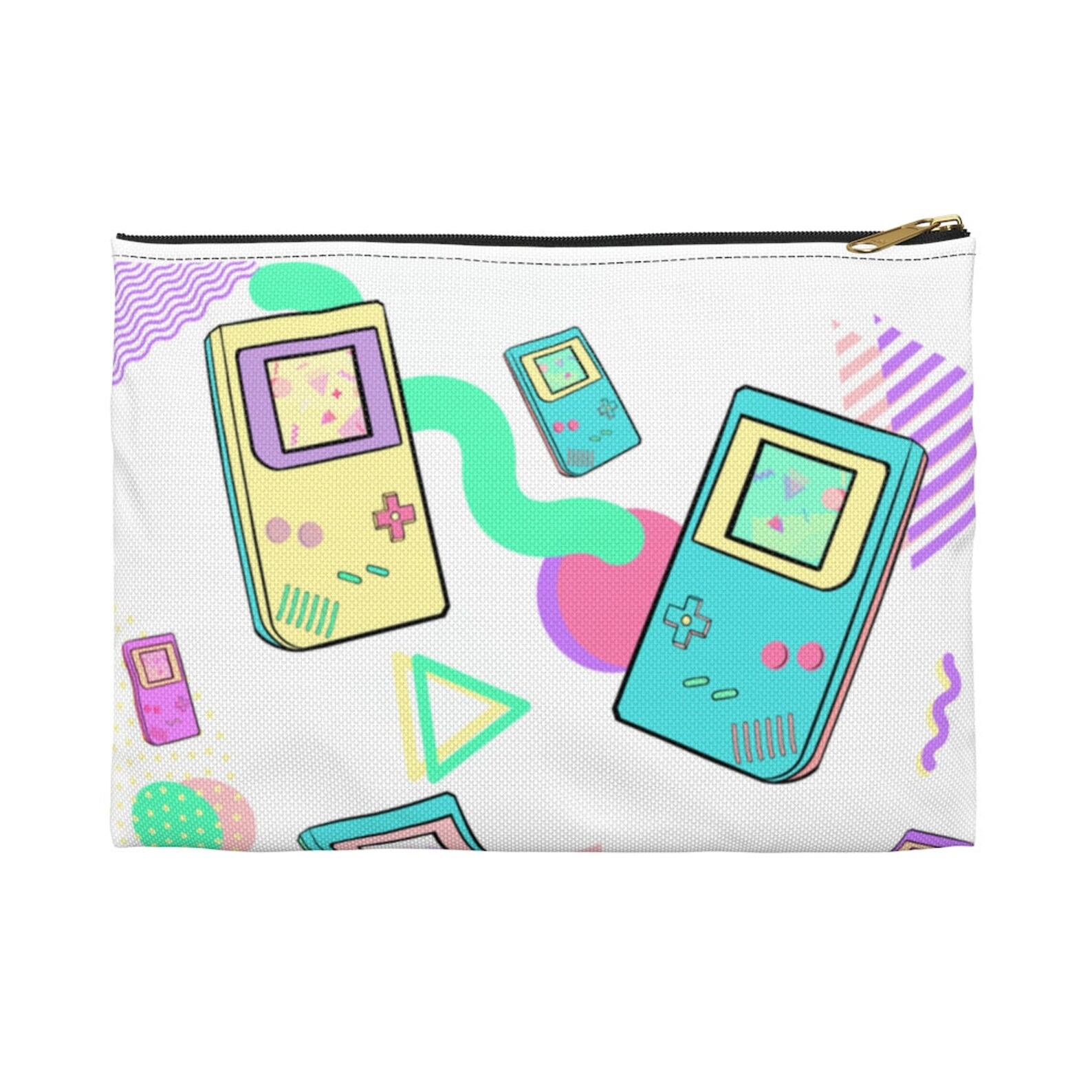 Retro Gamer Accessory Pouch - Etsy