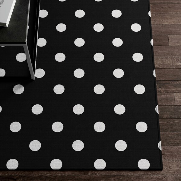 Polka Dot Rug - Etsy
