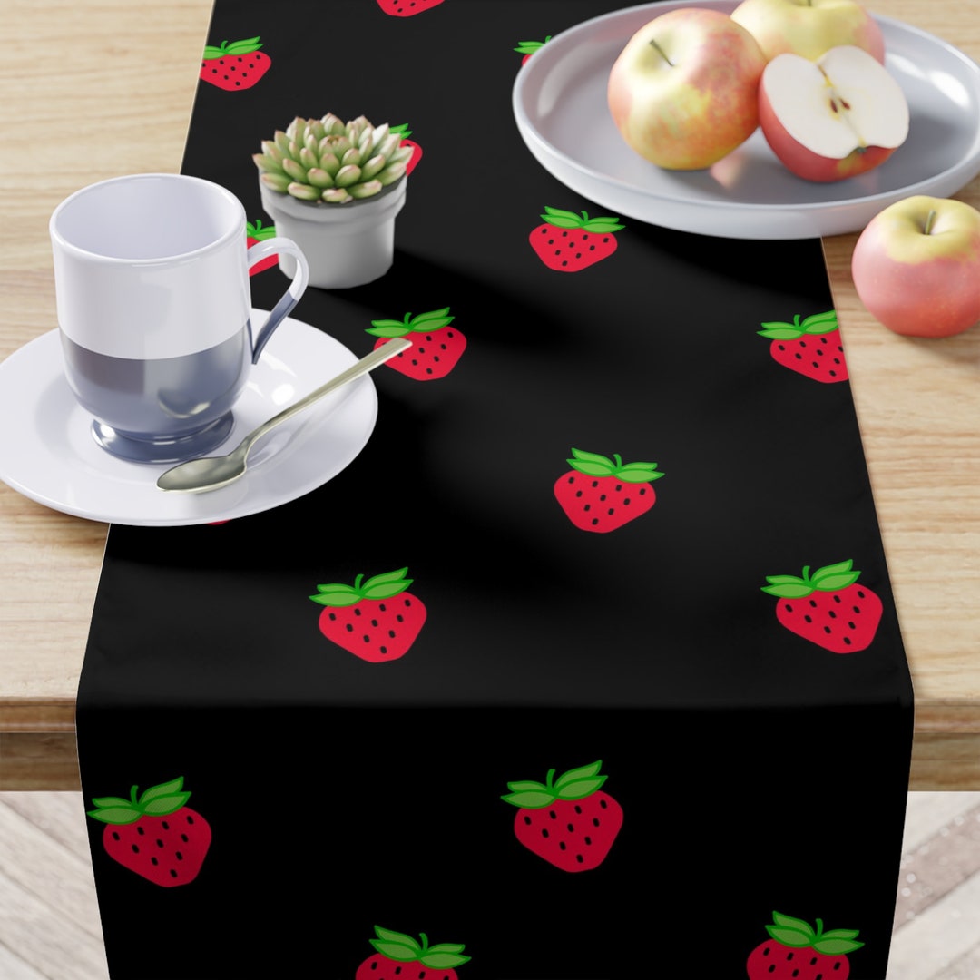 Strawberry Table Runner - Etsy