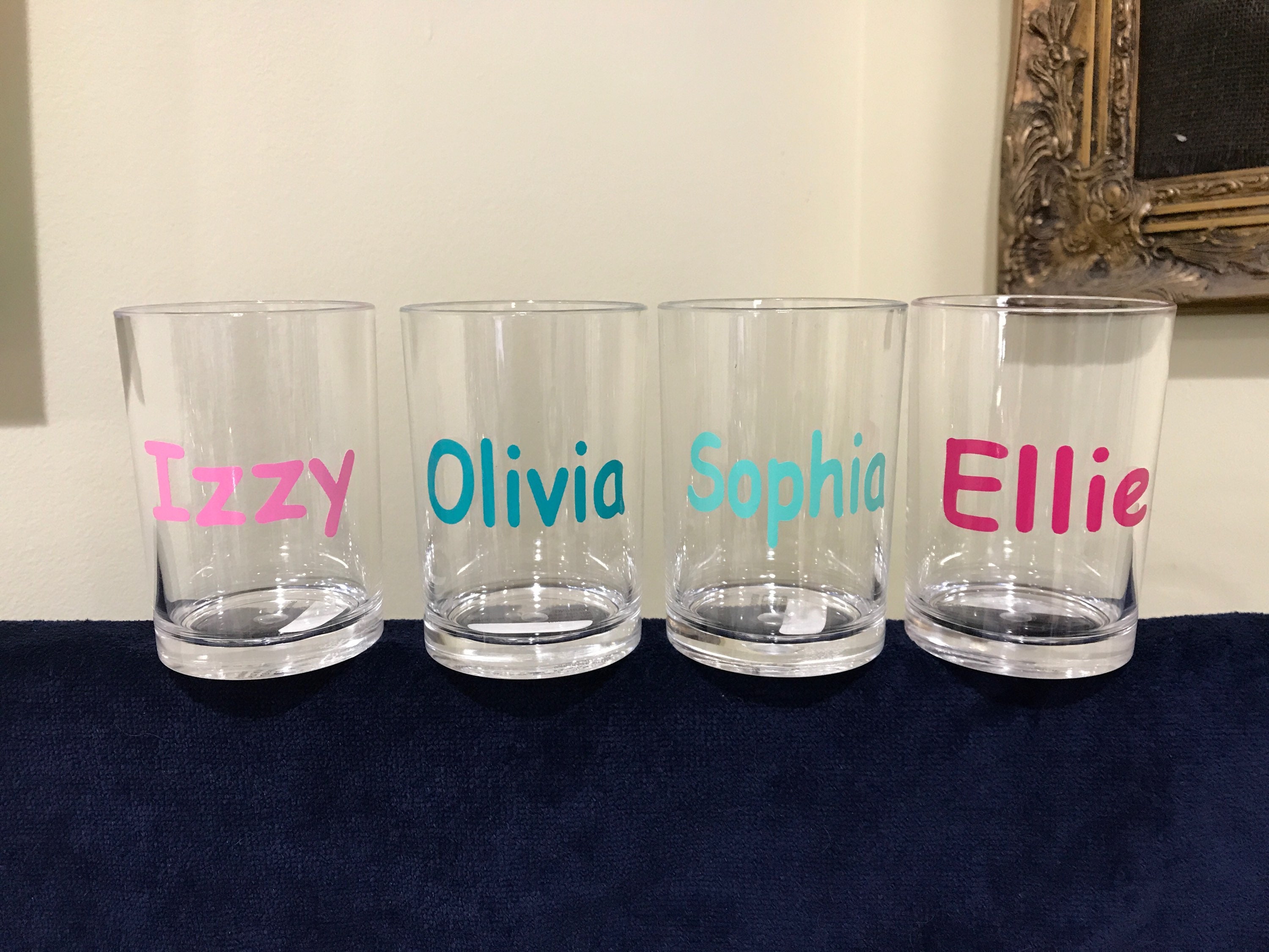 Monogrammed Acrylic Bathroom Cup. Perfect for Everyone in the - Etsy