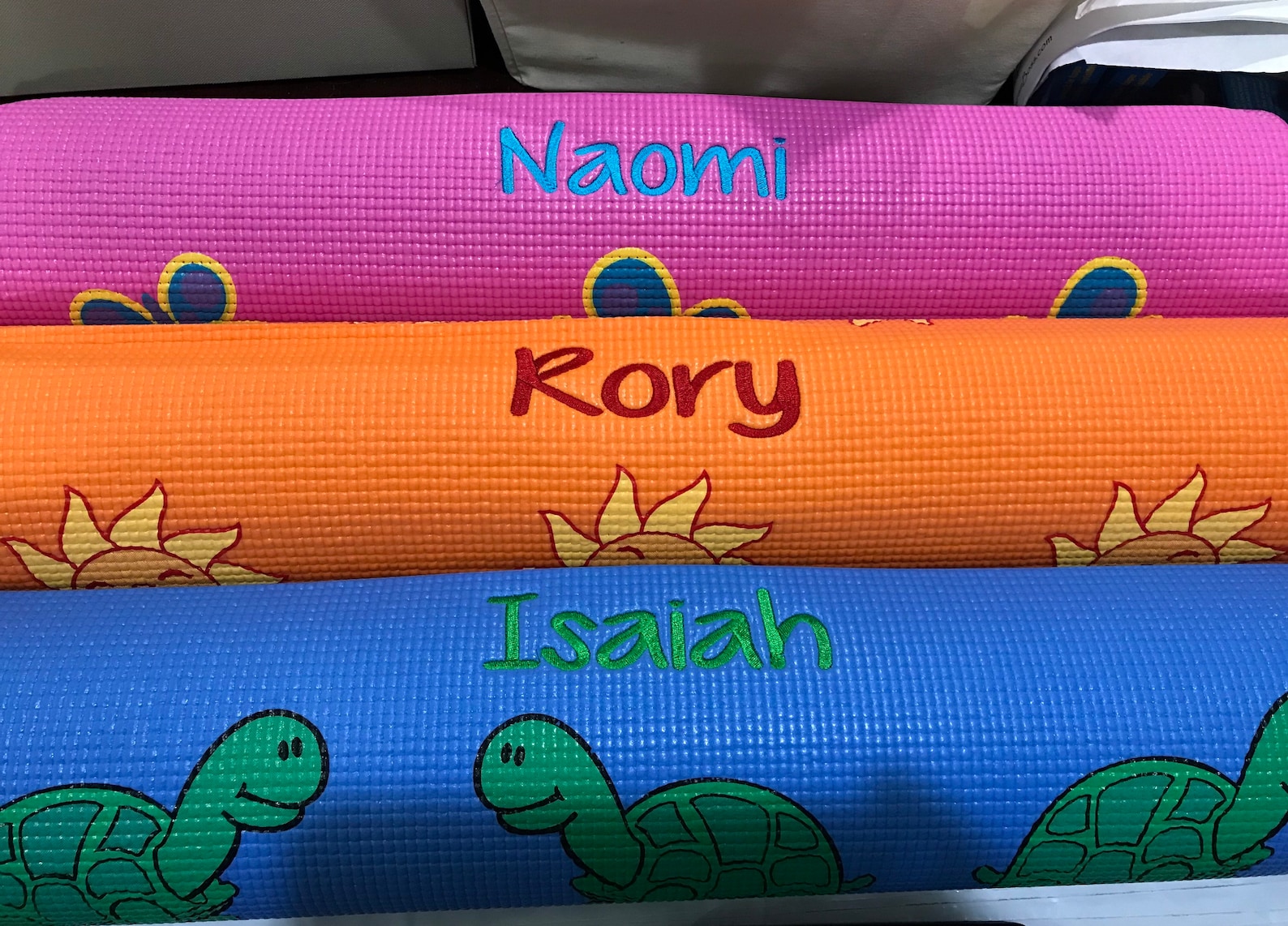 KIDS Yoga Mat Personalized FREE SHIPPING | Etsy