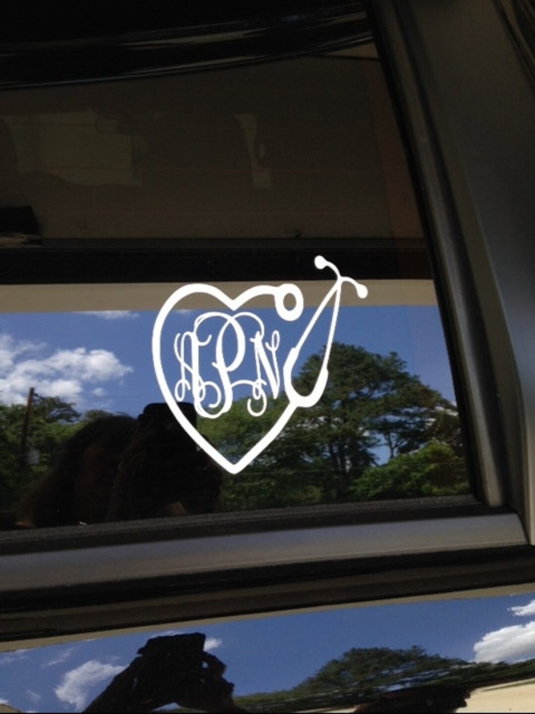 Nurse Decal for Cars Larger DECALS for Cars Free Shipping Monogram ...