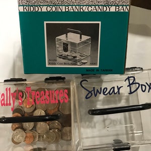 Personalized Kids Coin Bank or Candy Container - Etsy