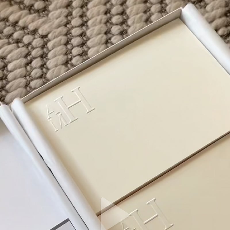 Embossed Monogram - Etsy