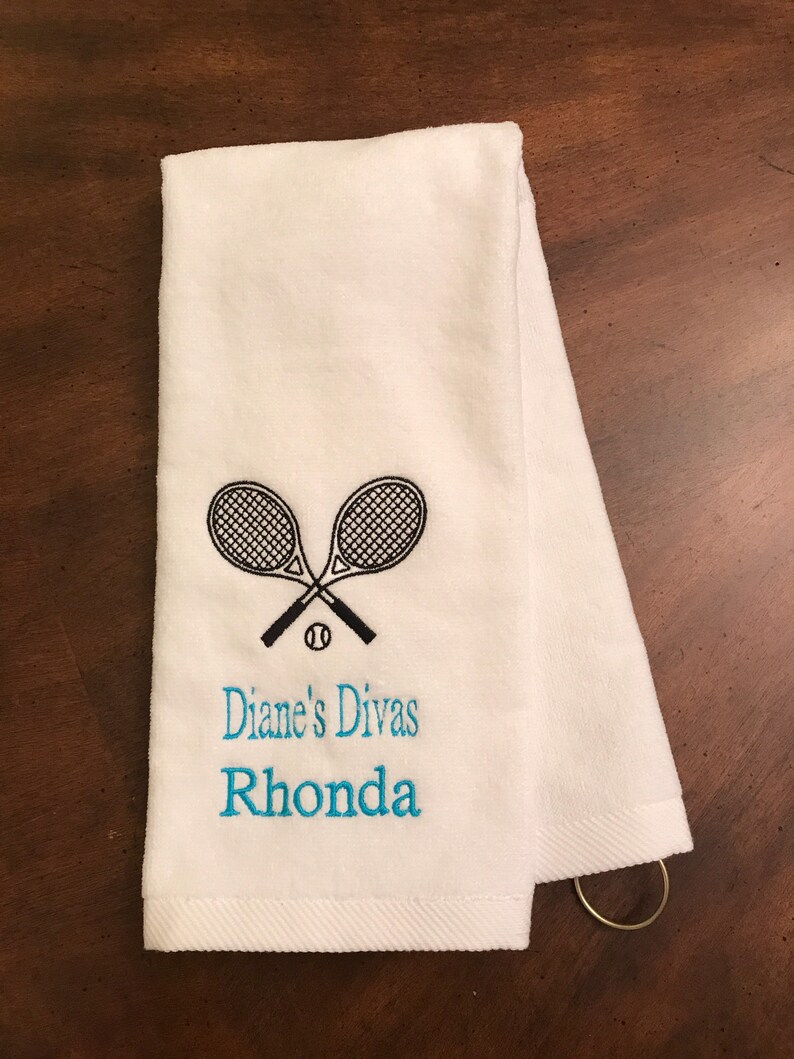 Personalized Tennis Towel - Etsy