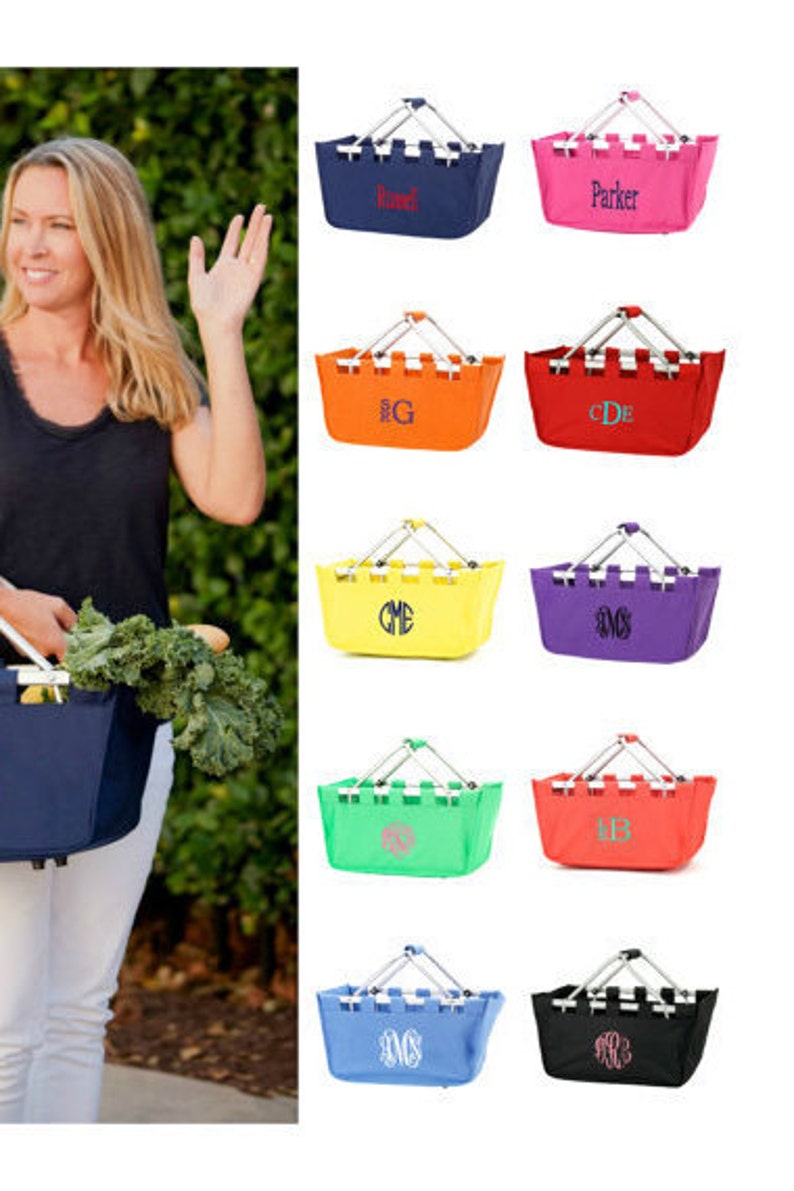 Mini market tote collapsible | Etsy