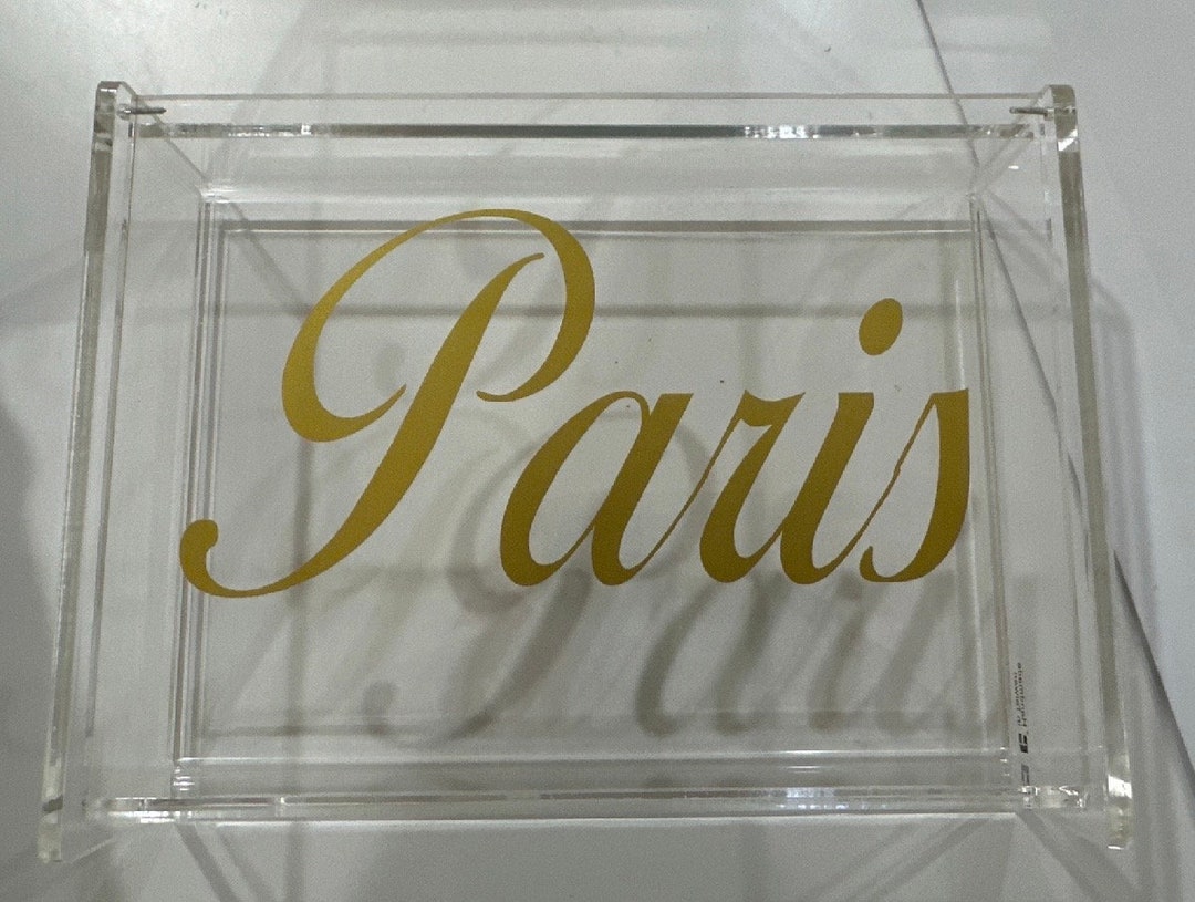 Beautiful Monogrammed Acrylic Box With Hinged Lid - Etsy