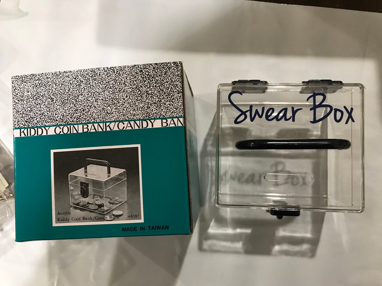 Personalized kids coin bank or candy container | Etsy