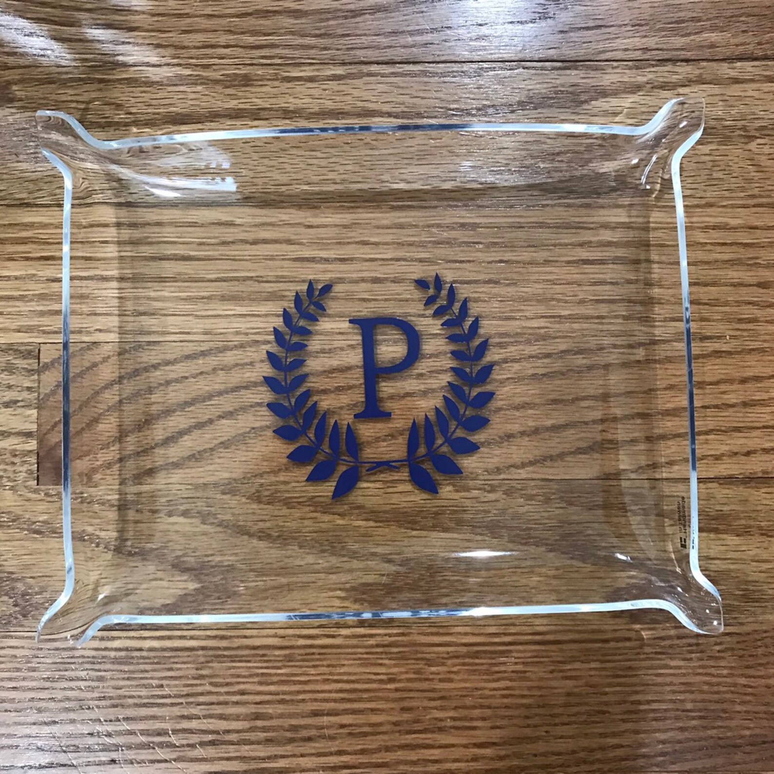 Monogrammed Acrylic Trays - Etsy