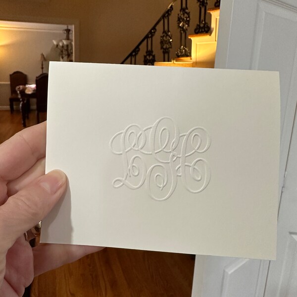 Embossed Cards - Etsy