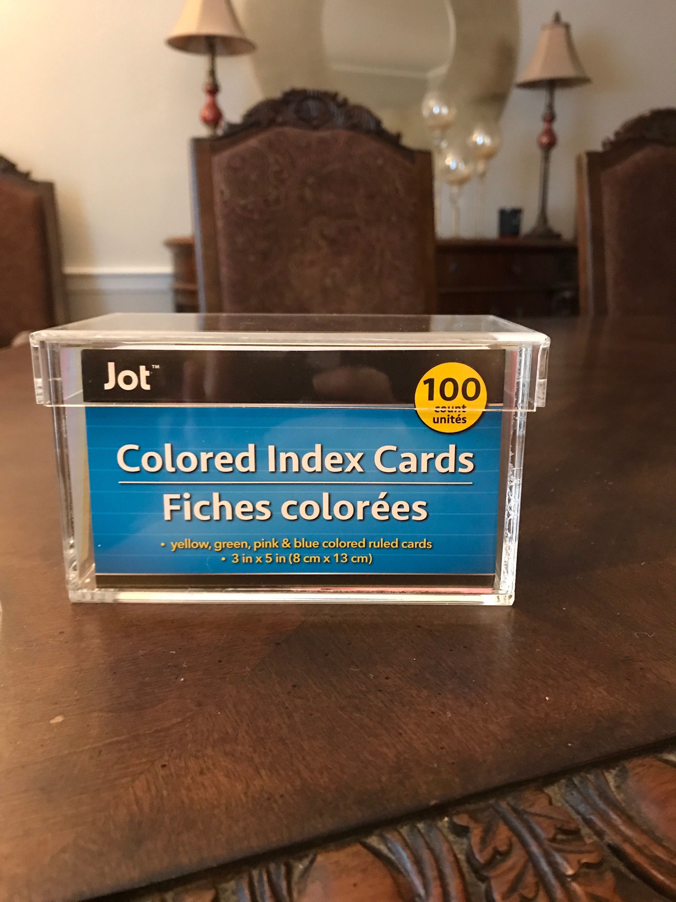 Beautiful Acrylic Box With Lid for Index Cards or Recipe Cards | Etsy