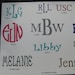 Mailbox DECAL Free Shipping Monogram Waterproof Vinyl Decals for Your ...