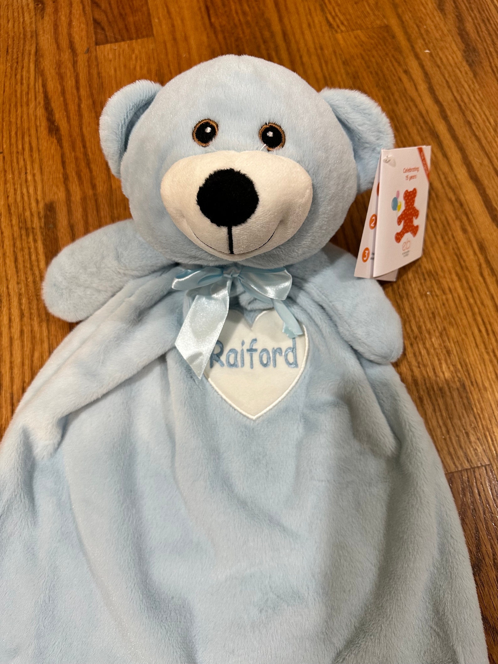 Personalized Lovey Bear Blanket Baby Gift Super Fast Service - Etsy