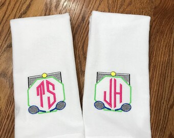 Monogrammed /personalized Tennis Towel You Design It, We Create It /mom ...