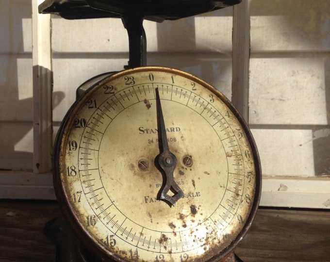 Antique Standard Family Scale -early 1900's- Counter Top Scale - Etsy