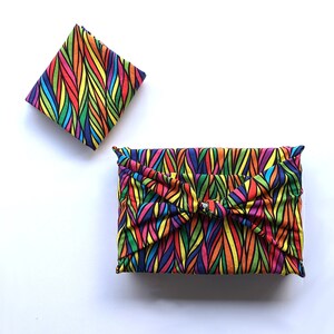 Rainbow Fabric Gift Wrap Reusable Gift Wrapping Cloth - Etsy