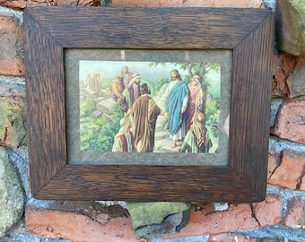 Antique Jesus Frame - Etsy