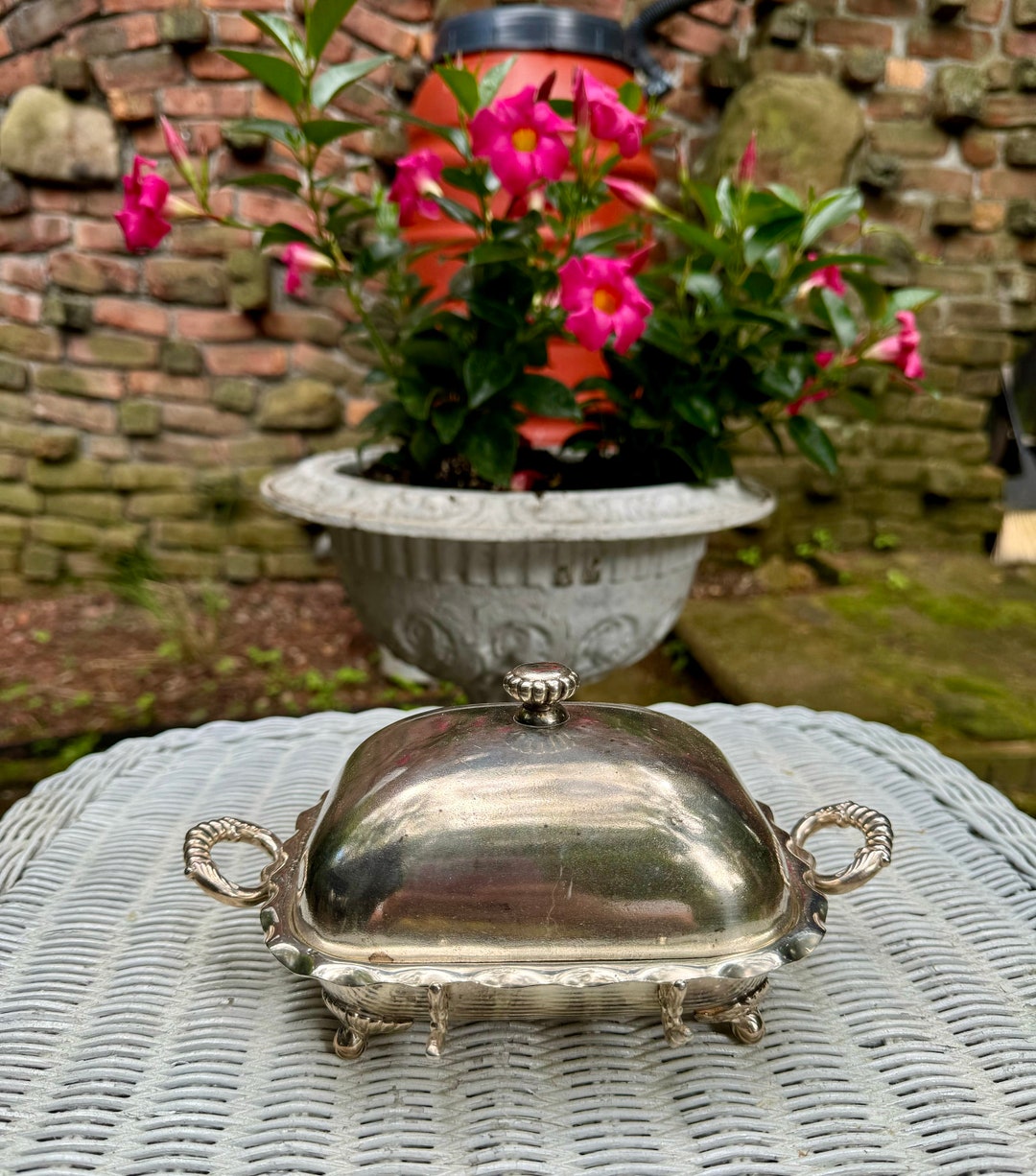 Antique Pairpoint Silver Plated Domed Butter Dish, Victorian Fancy ...