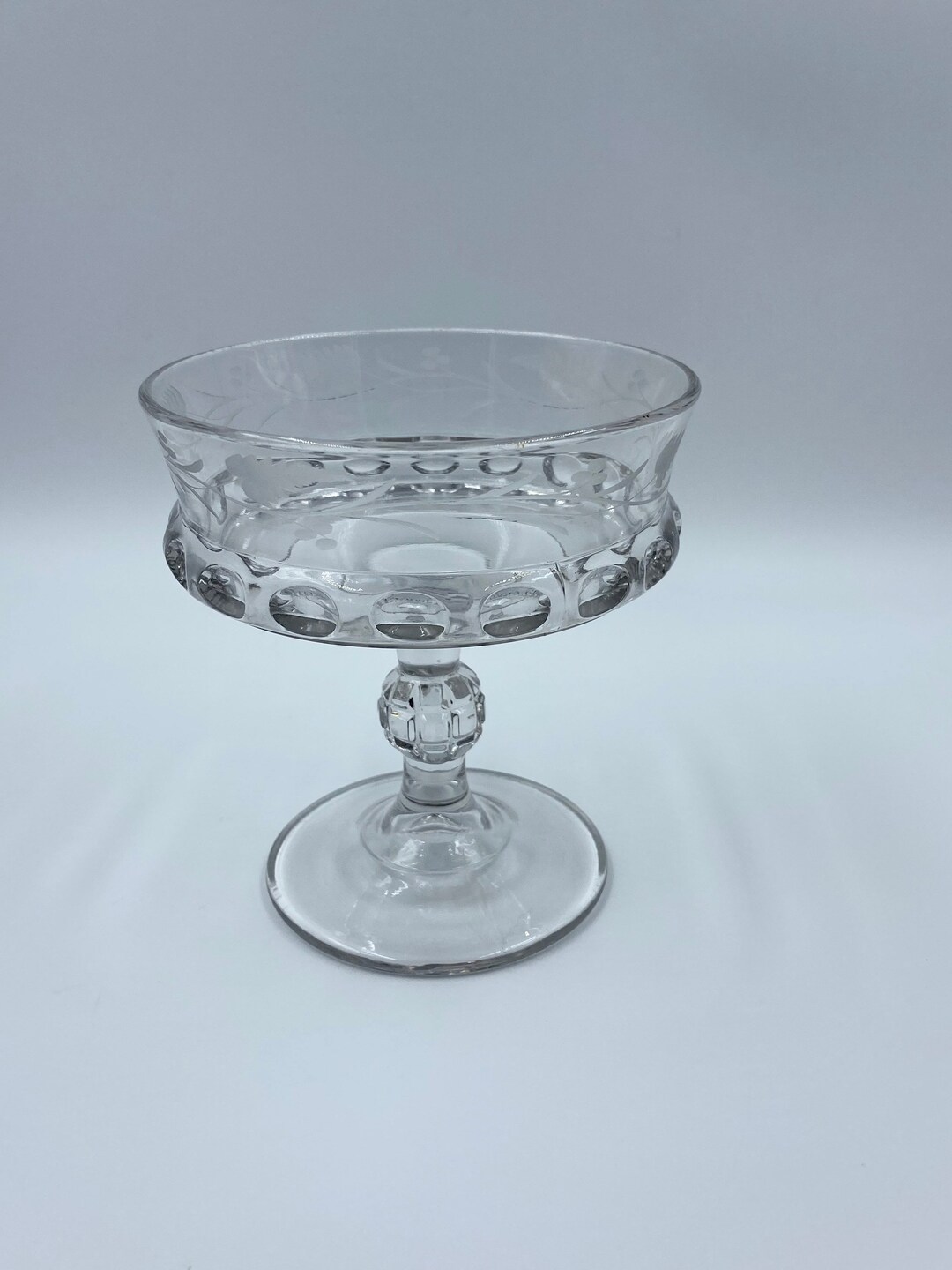Ripley & Co " Dakota" Early American Pattern Glass Footed Compote, No ...