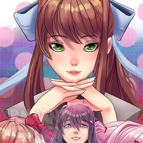 Doki Doki Literature Club Poster Print Wall Art Decor Fanart - Etsy Canada
