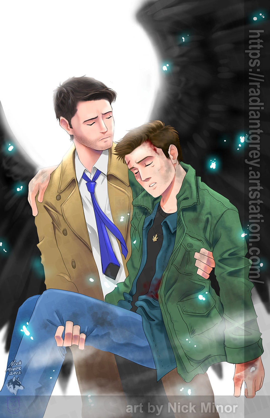 Castiel Anime Fan Art