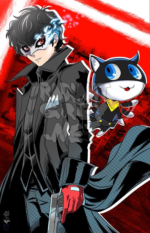 Persona 5 Phantom Thieves Cartel Print Wall Art Decor Fanart | Etsy